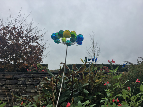 blooming glass | pennycarter glass, glass garden sculptures