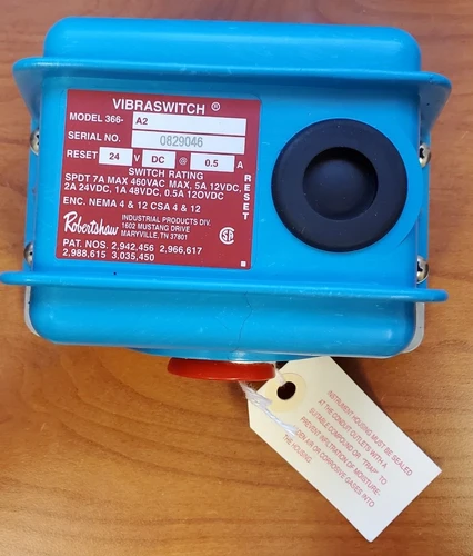 Robertshaw Vibraswitch Model 366 A2 Malfunction Detector Turbine Power