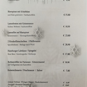 Speisekarte | Restaurant Graf Zepp