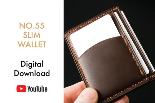 No.55 Slim Wallet Template | Norfolk Handmade
