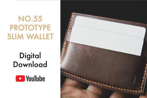 No.55 Slim Wallet Prototype Template | Norfolk Handmade