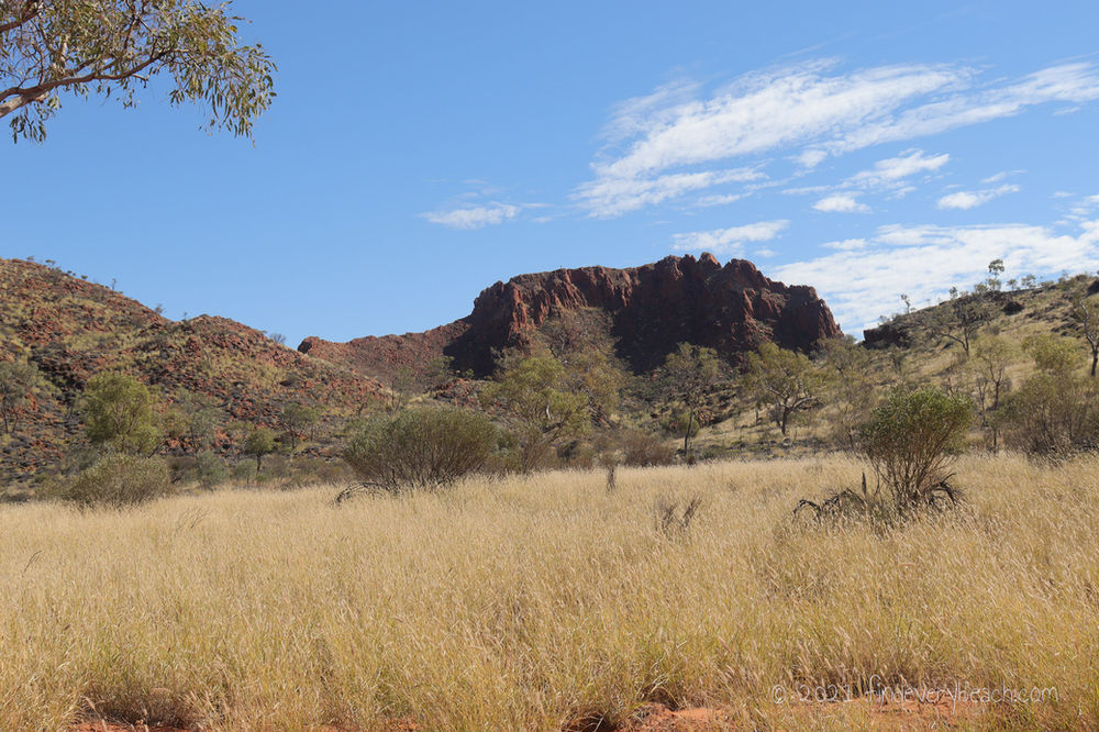 Massive meteor crater, explore Gosses Bluff with me