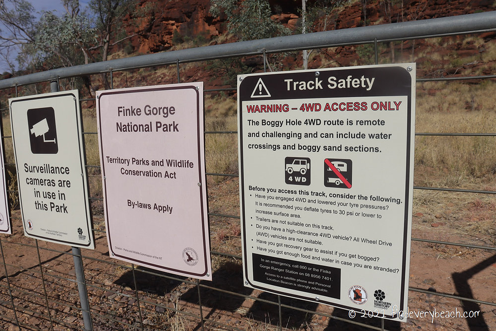 Finke River Gorge National Park - 97 kms of fun 4x4