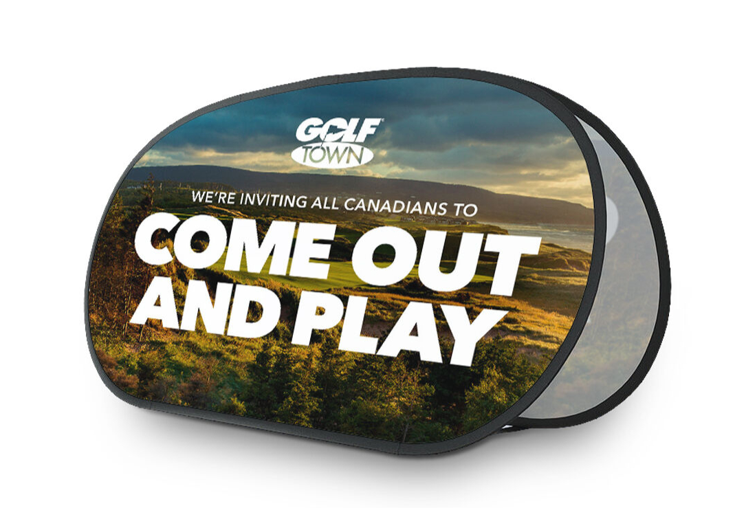 Pop Out Oval Banner Printing UK