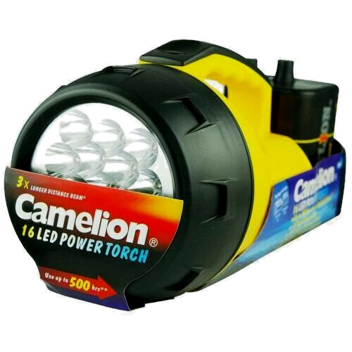 CAMELION 16 LED ENERGY SAVING LANTERN POWER TORCH | Autolast Ghana