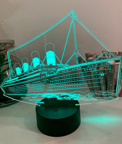 Titanic Boat- 3D Led Light | J&R Crafting