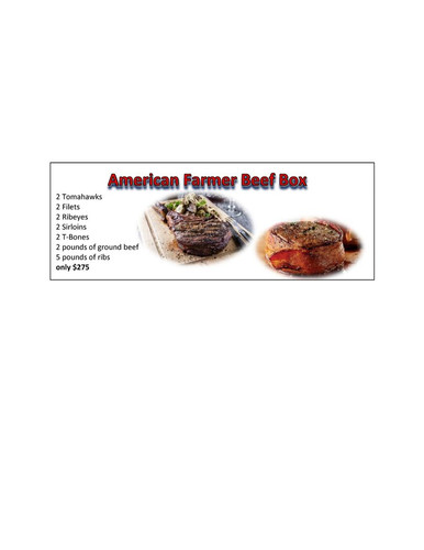 American Farmer Beef Box | Rednour Farms