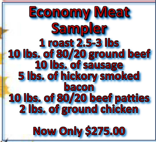 Economy Meat Sampler | Rednour Farms