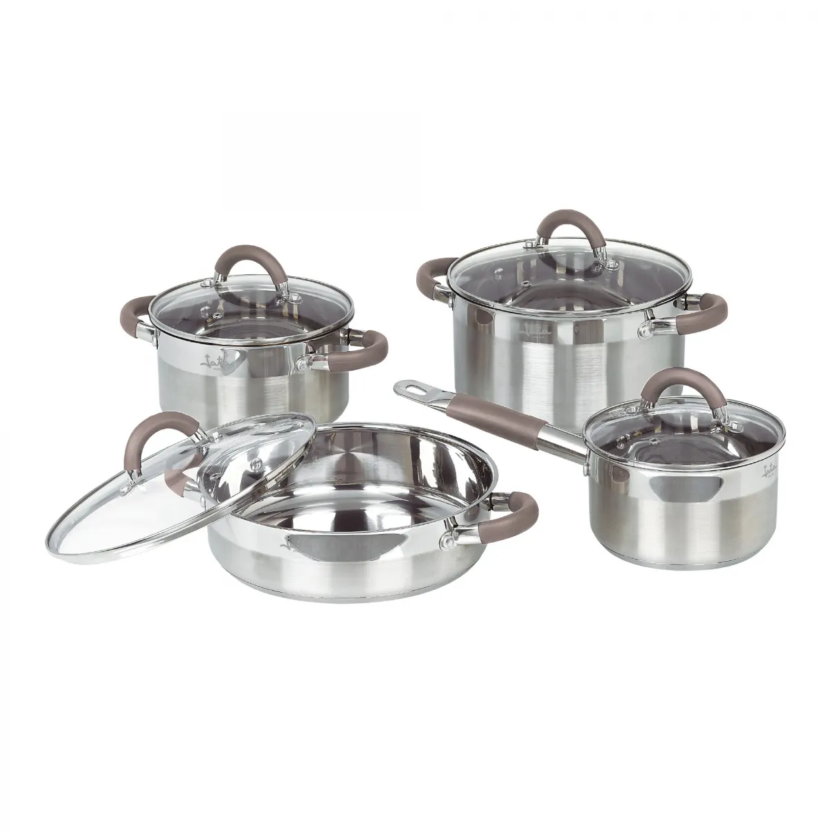 Jata Cooking Pots Set Stainless steel | APPLIANCESMALTA