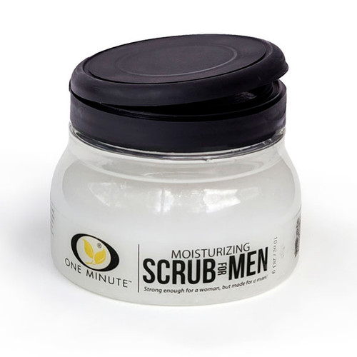 10 oz Exfoliating Men's Salt Scrub | one-minute-manicure