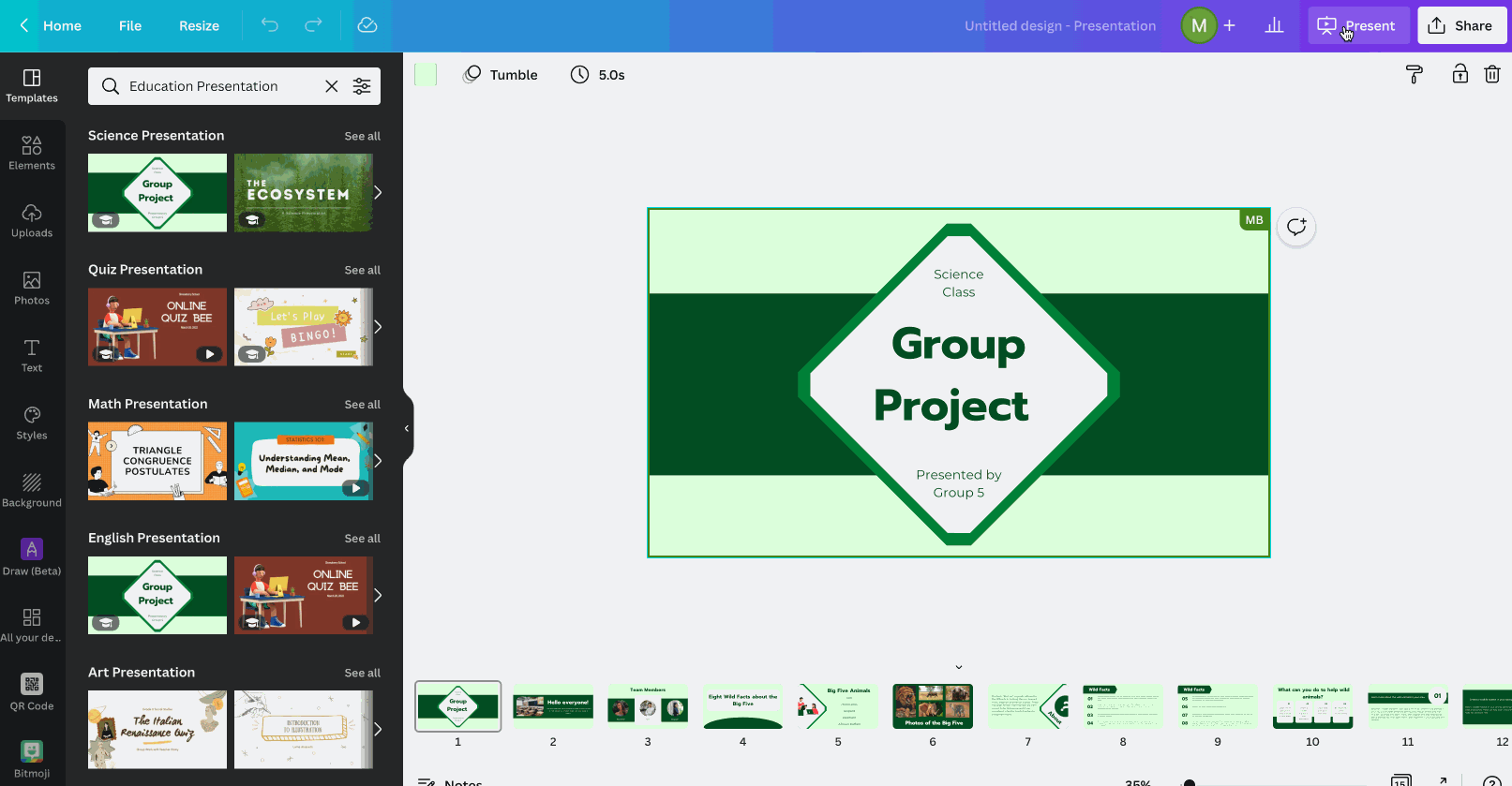 Start Presenting With Canva!