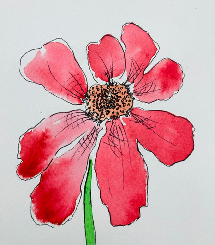 Watercolour Flower Painting | wib-bucks