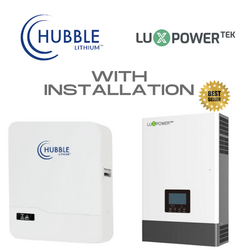 Hubble & Luxpower - Lithium Battery 5.12kW + Inverter 5kW