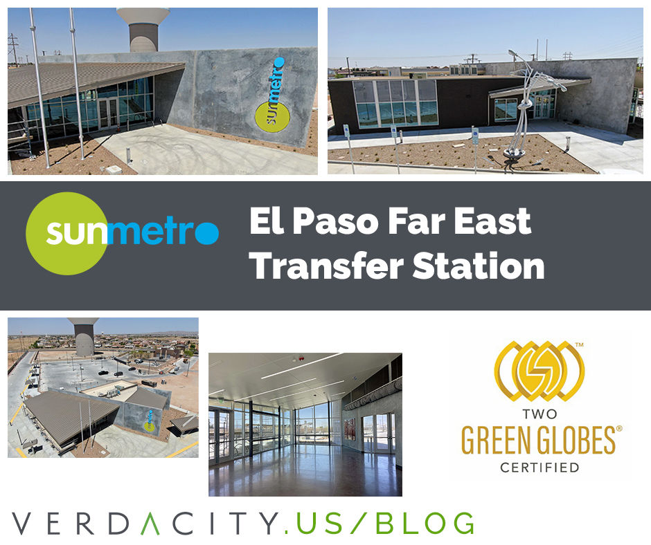 Two Globes for El Paso Sun Metro Station