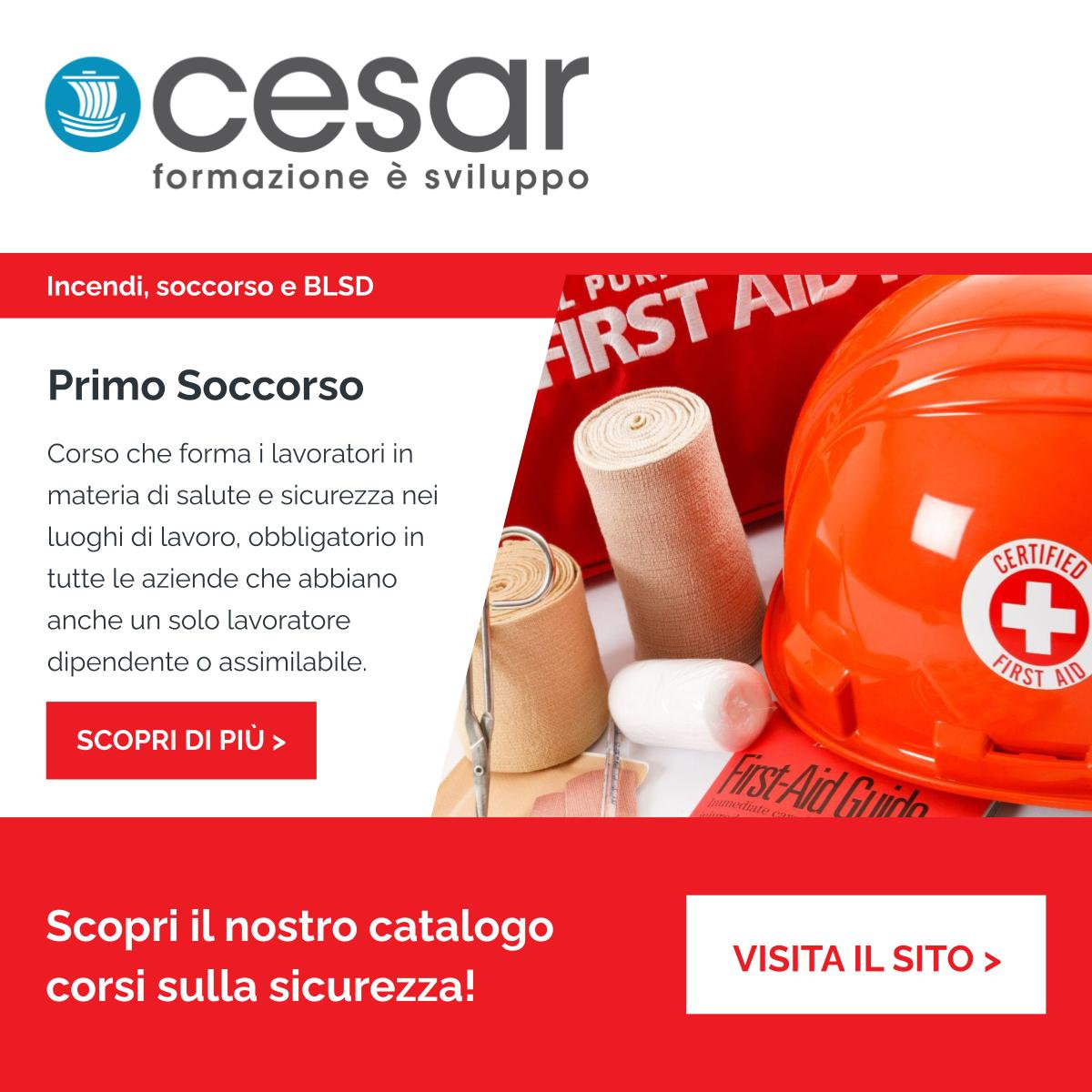 Corso Primo soccorso - CORSI | CESAR Formazione - Vicenza