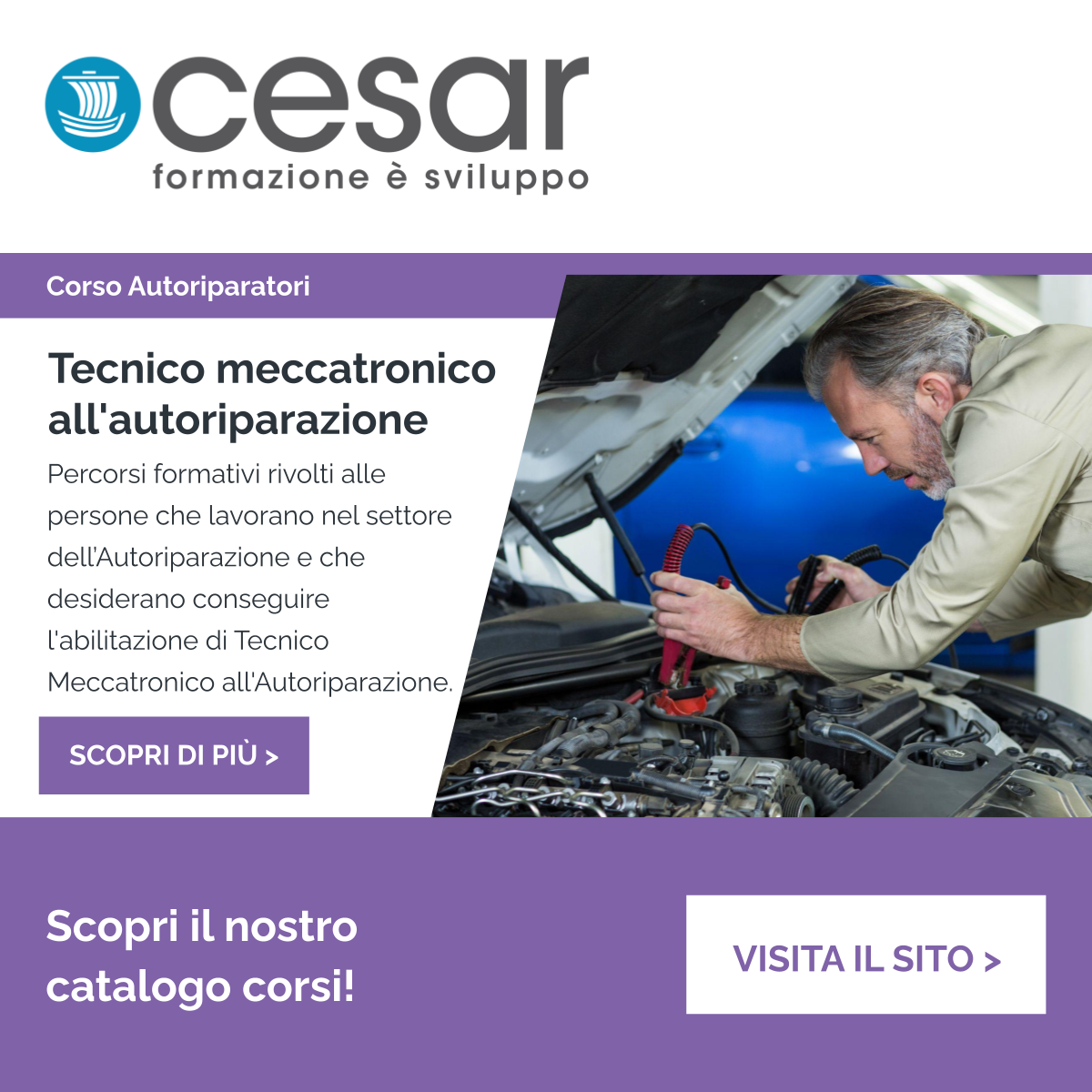 Tecnico meccatronico all'autoriparazione - CORSI | CESAR Formazione ...