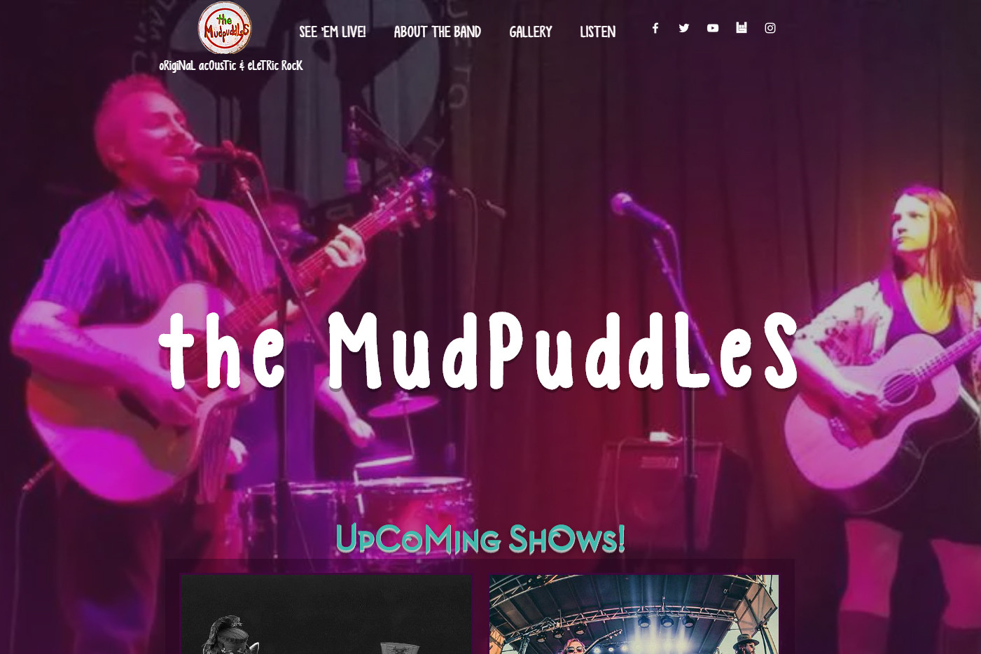 the MudPuddLeS | Original Acoustic & Electric Power-Pop Band | USA
