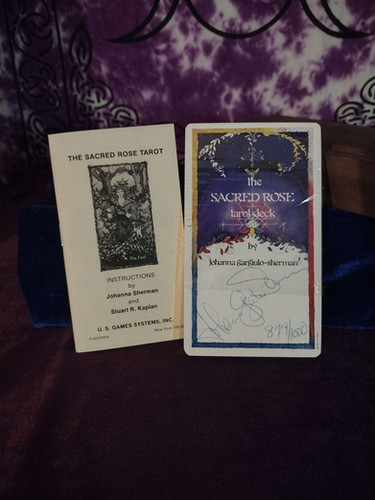 Sacred Rose Tarot by Johanna Sherman and Stuart Kaplan Limited Edition ...