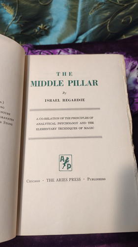 The Middle Pillar by Israel Regardie 1945 Second Edition Aries Press ...