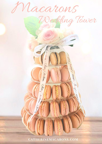 Tower of 5 tiers macarons | Last minute desserts
