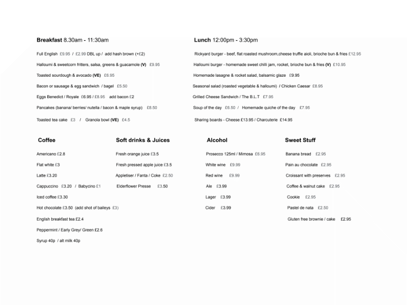 Menu | My Site