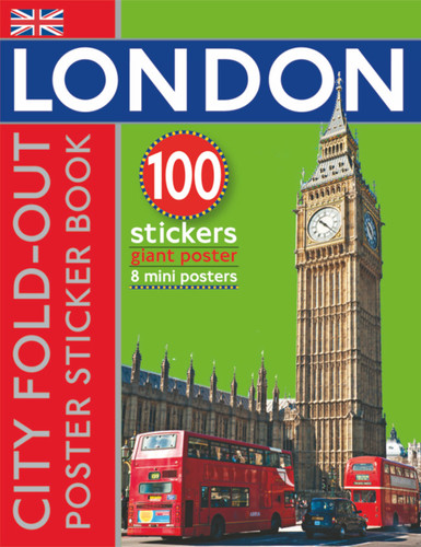Fold-out LONDON Sticker Book, plus Giant Wallchart & 50 big stickers ...