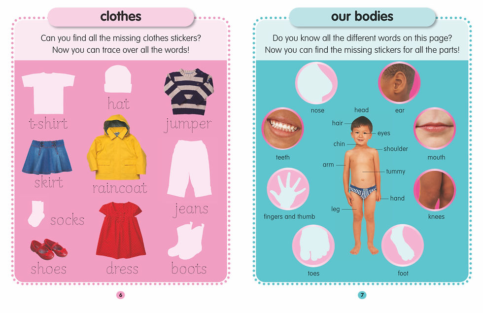 Best Early Learning Sticker Books - Parkwest Publications