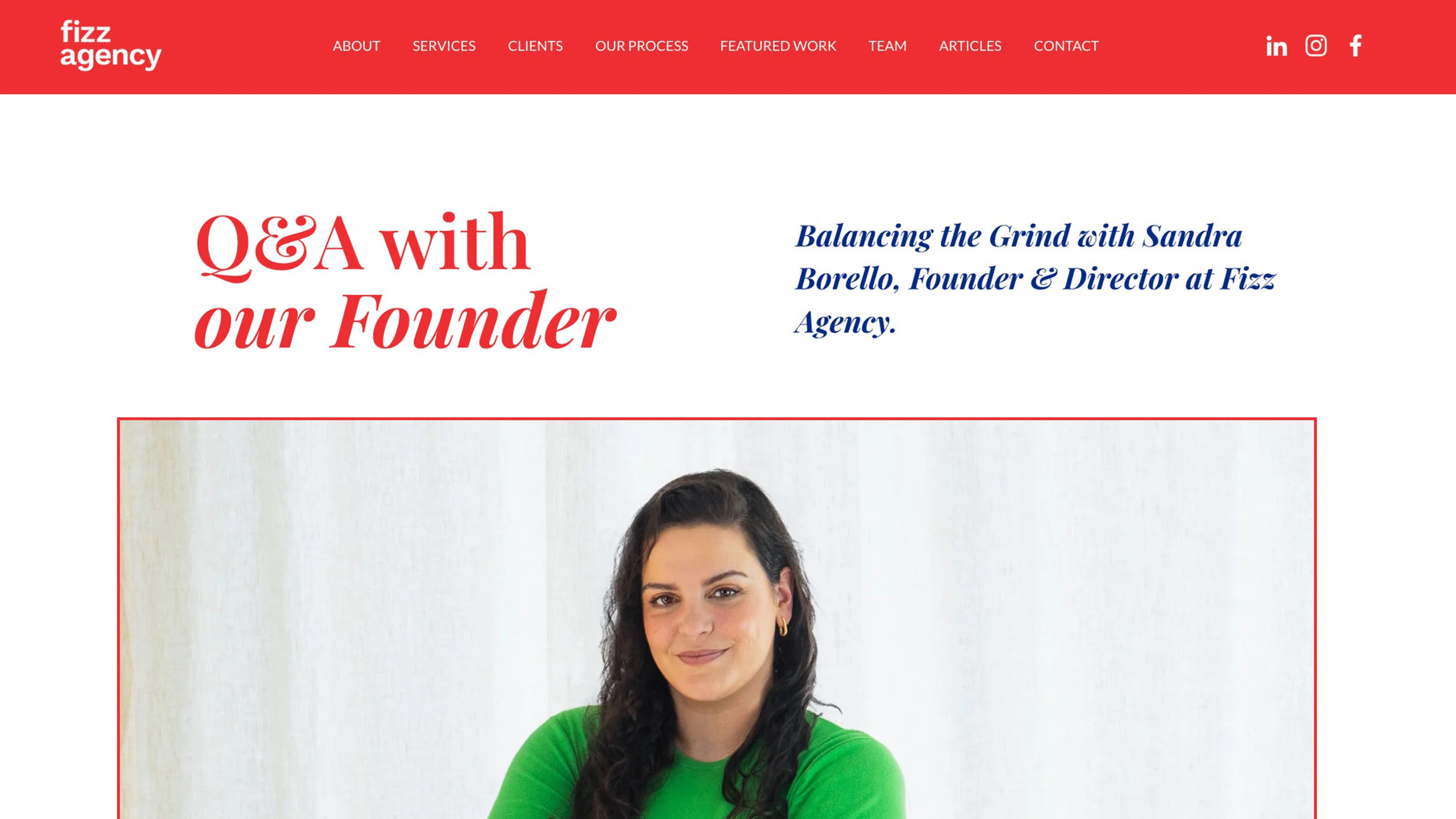 Article | Interview with our Founder