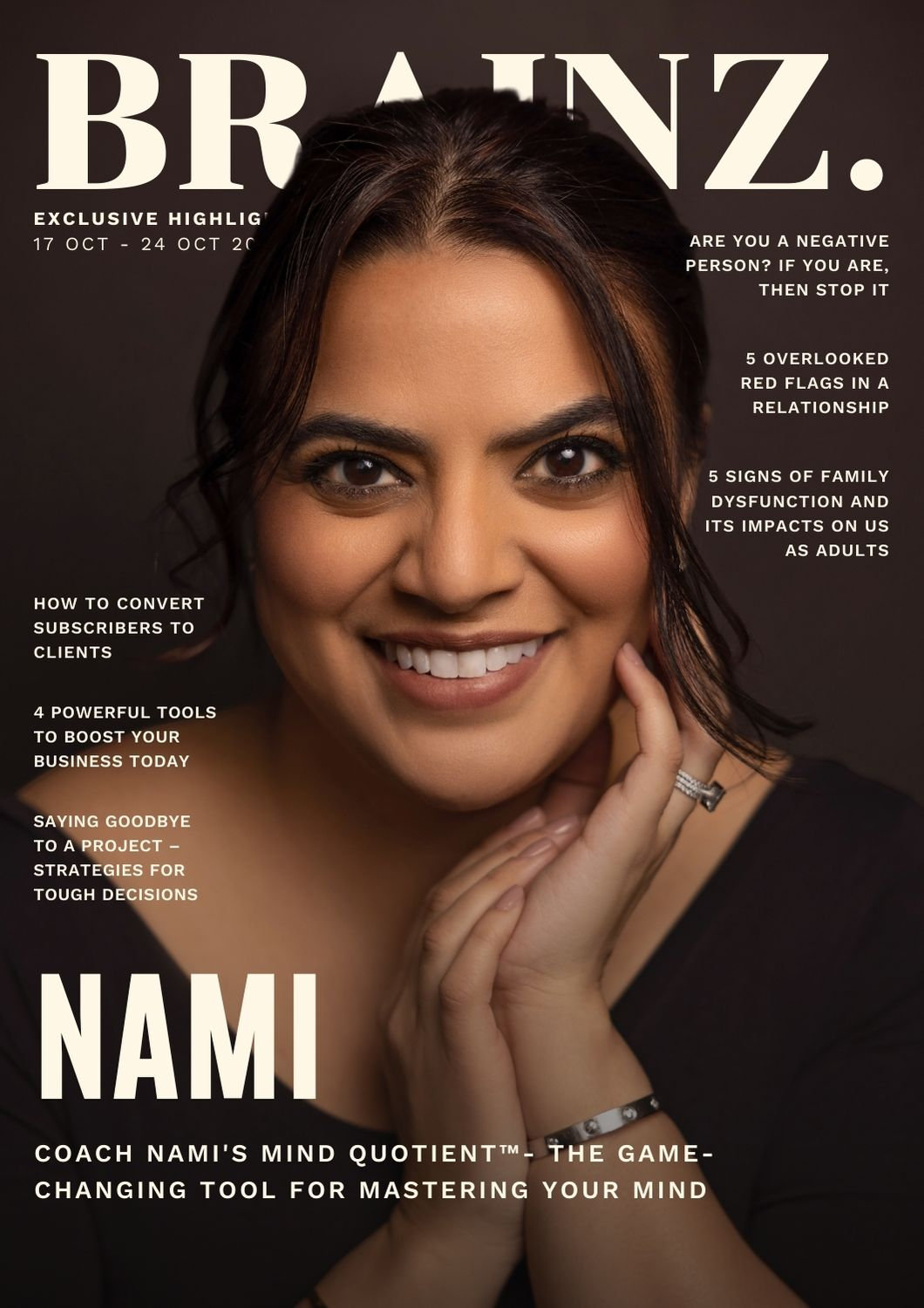 Weekly Highlights October, 17 October - 24 October - Brainz Magazine