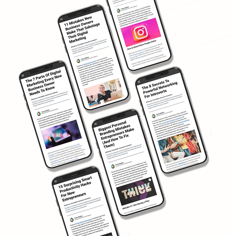 Premium Publicity Offer | Brainz Magazine