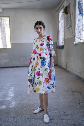 Printed Dress Dennelle - 25189 | Hannoh