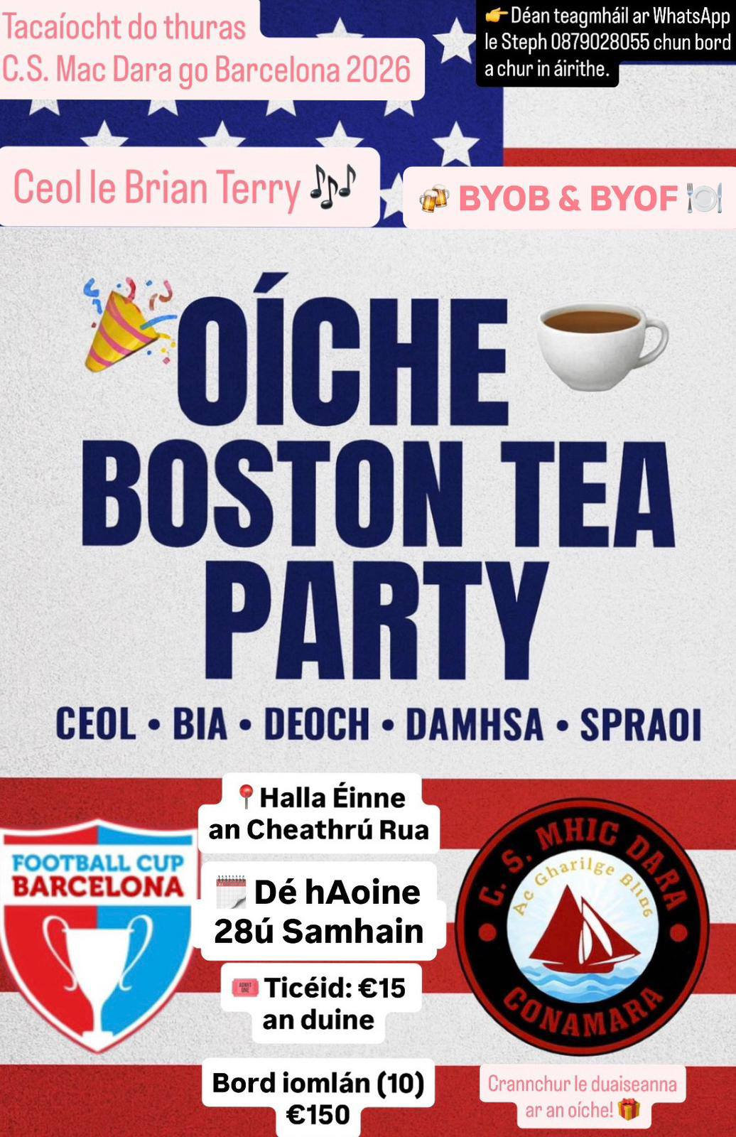 C.S. Mac Dara Oíche Boston Tea Party