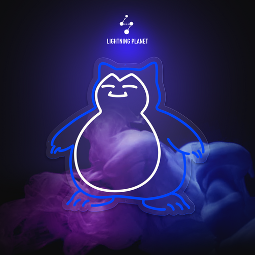 Snorlax (Pokémon) LED neon light USB | Lightning Planet