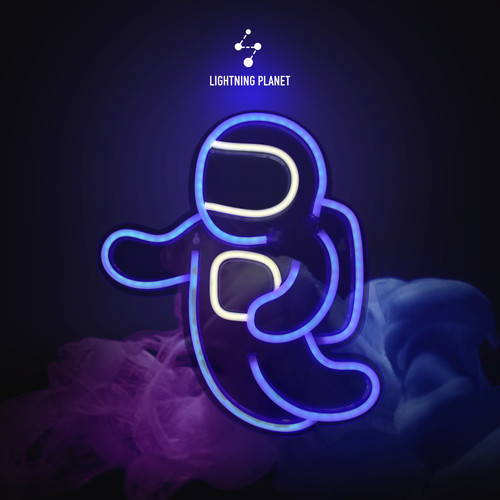 Spaceman / Astronaut star LED neon light | Lightning Planet