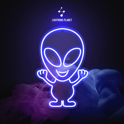 Alien LED neon light | Lightning Planet