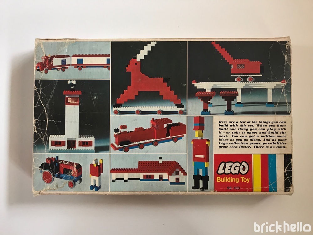 54 year old LEGO Samsonite Vintage Set (450)