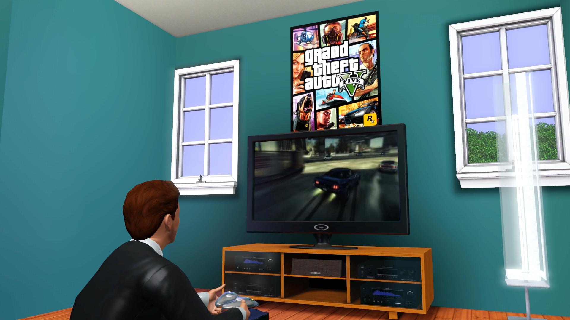 Sims 3 - Grand Theft Auto V Poster | FPC Sims