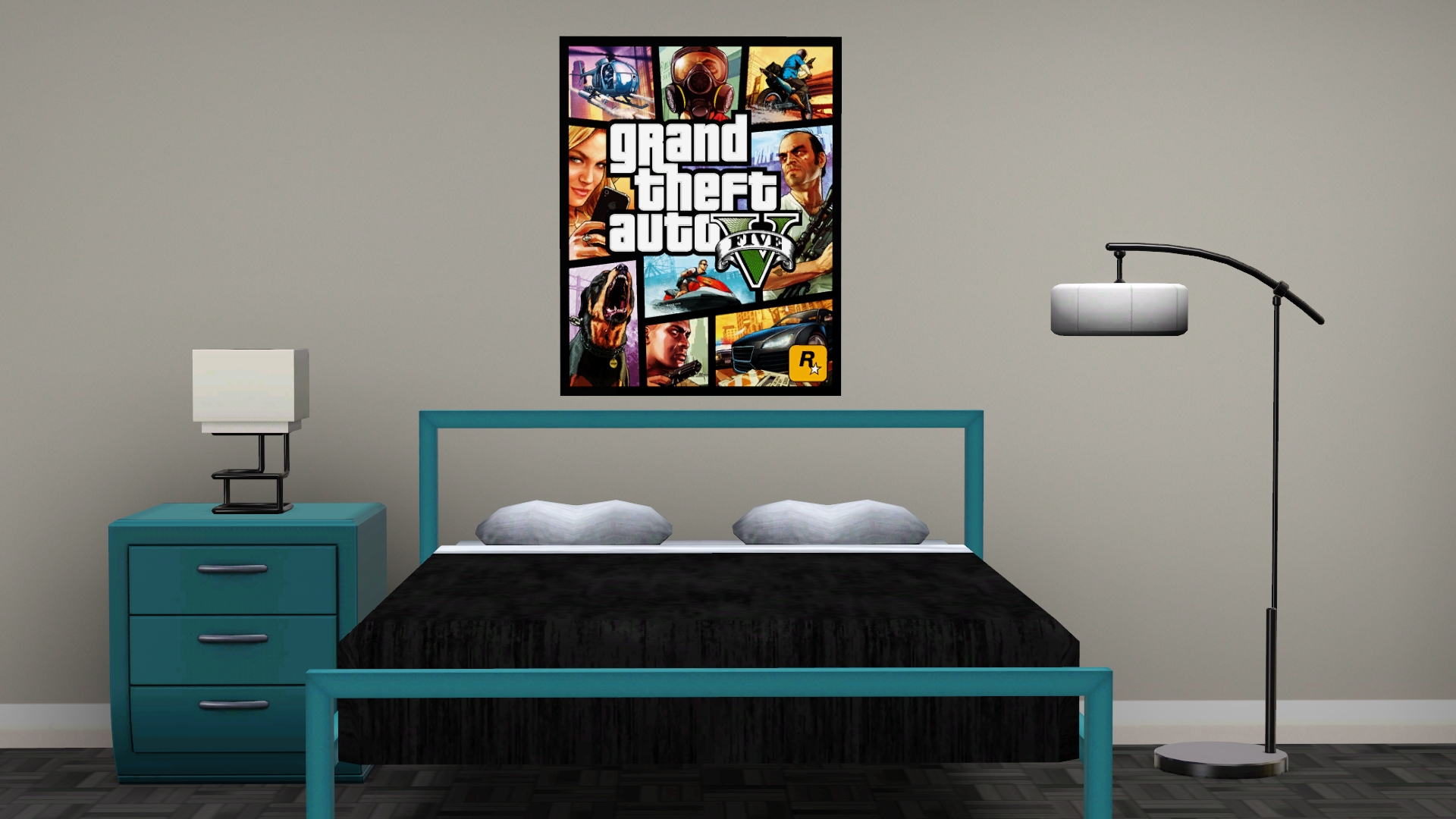 Sims 3 - Grand Theft Auto V Poster | FPC Sims