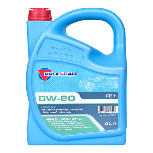 PROFI-CAR ECO-DRIVE FE+ 0W-20 FULLY SYNTHETIC 4L | PROFI-CAR MALAYSIA