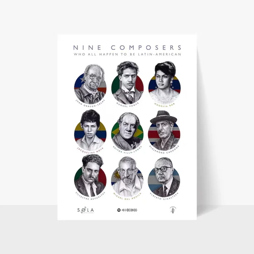Classroom Poster: Nine Composers (who all happen to be Latin-American ...