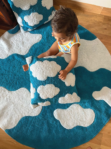 “On Cloud Nine” Cushion Covers, Rug and Wall Sticker | Letsdotherooms