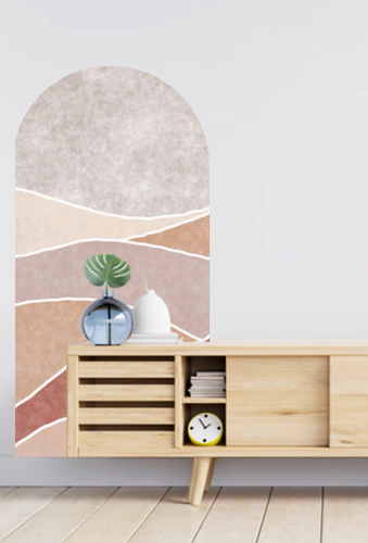DIY Texture Layers Bohemian Arch Wall Sticker | Letsdotherooms