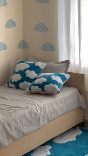 “On Cloud Nine” Cushion Covers, Rug and Wall Sticker | Letsdotherooms