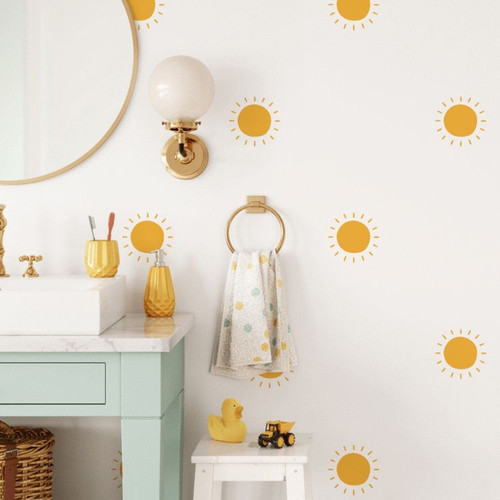 DIY Sunny wall stickers | Letsdotherooms