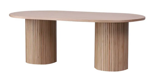 Osborne Dining table | Leather & Thread