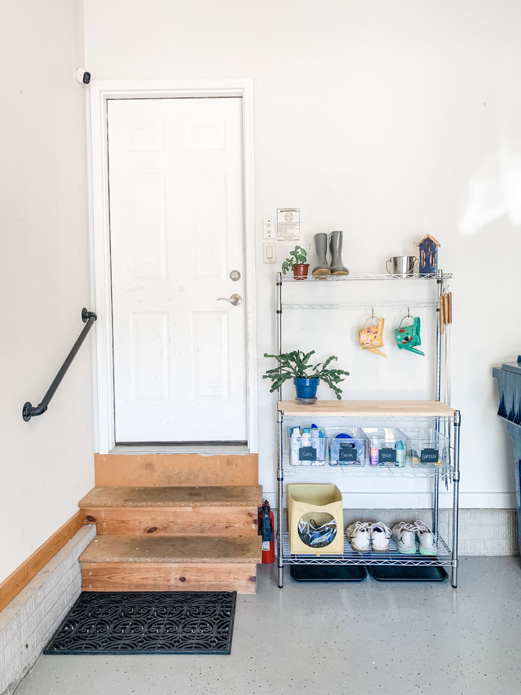 Creating an Organized Garage Entry Drop Zone