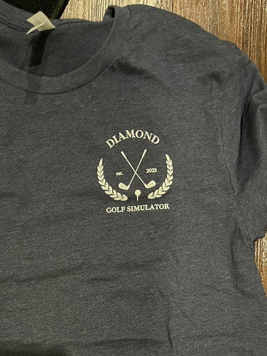 Diamond Logo Tshirts | DiamondGolfSimulator