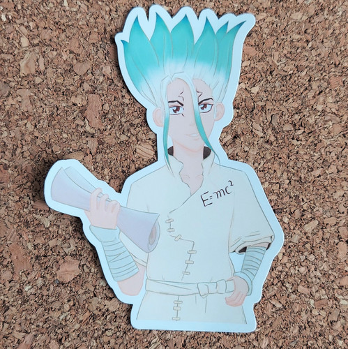 Senku Portrait Sticker | Operation UGAWTS