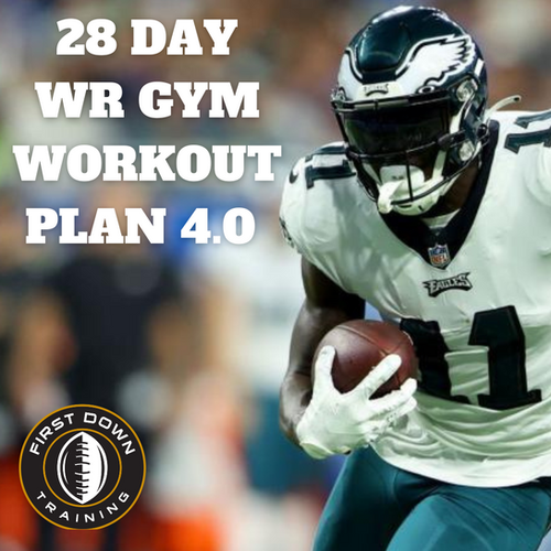 28 Day WR Gym Plan 4.0 (Advanced) | First Down Training