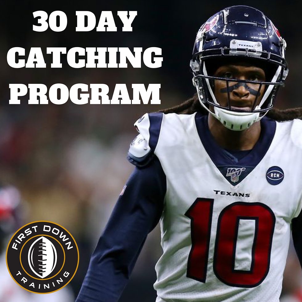Improve Your Hands In 30 Days (No QB Needed!) | First Down Training